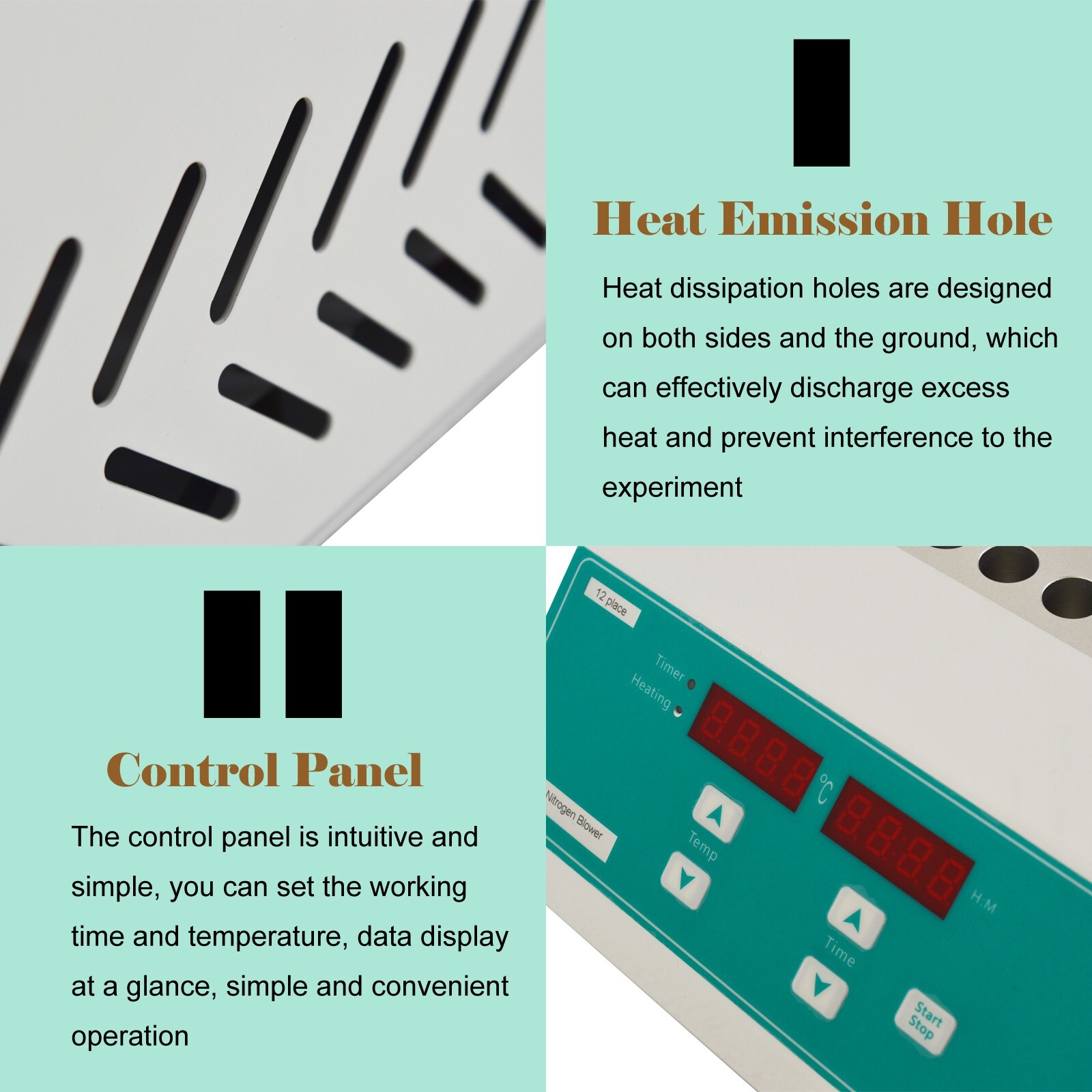 Dry-type Termovap Nitrogen Sample Concentrator Dry Blower Lab ...