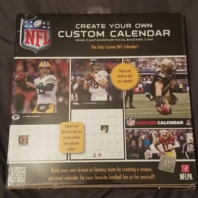 Turner Create Your Own NFL Custom Calendar, 12 x 12 Inches (8220222) | eBay