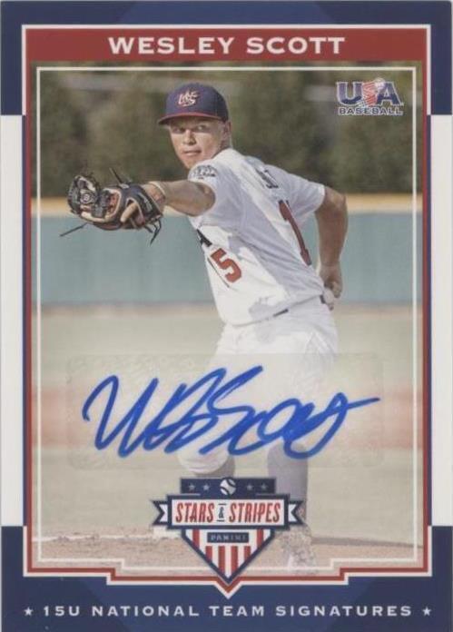 2017 Panini USA Baseball Stars & Stripes - 15u National Team Signatures ...