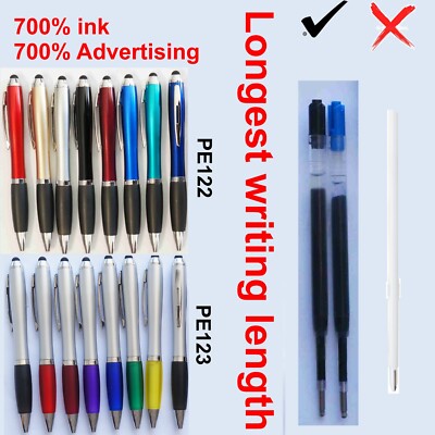Stylus Promotional Pens, With 4X Writing, LOGO/Message Print. Sets of ...