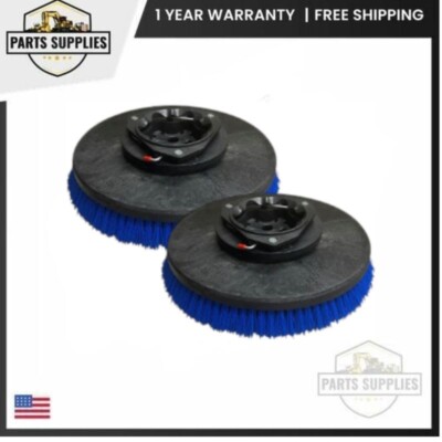 1220218 Set of 2 Disk Scrub Brush Assembly fits Tennant A5 T5 Automatic ...