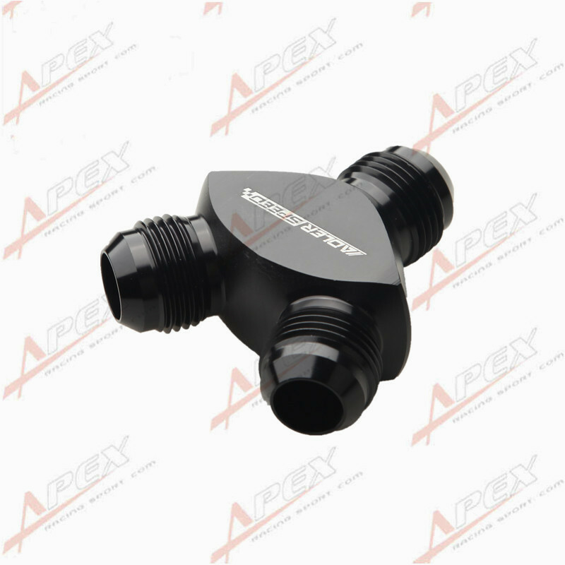 AN-10 10AN To 2x AN10 AN-10 Y-Block Adapter Fittings Aluminum Adaptor ...