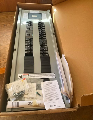 New Siemens 200 Amp Circuit Electrical Panel P1C42ML250ABS 3-Phase ...