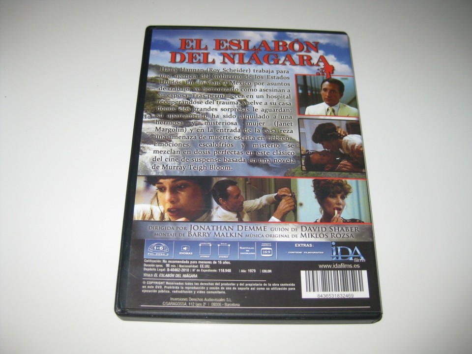 The Link Of Niagara DVD Roy Scheider Janet Margolin Christopher Walken ...