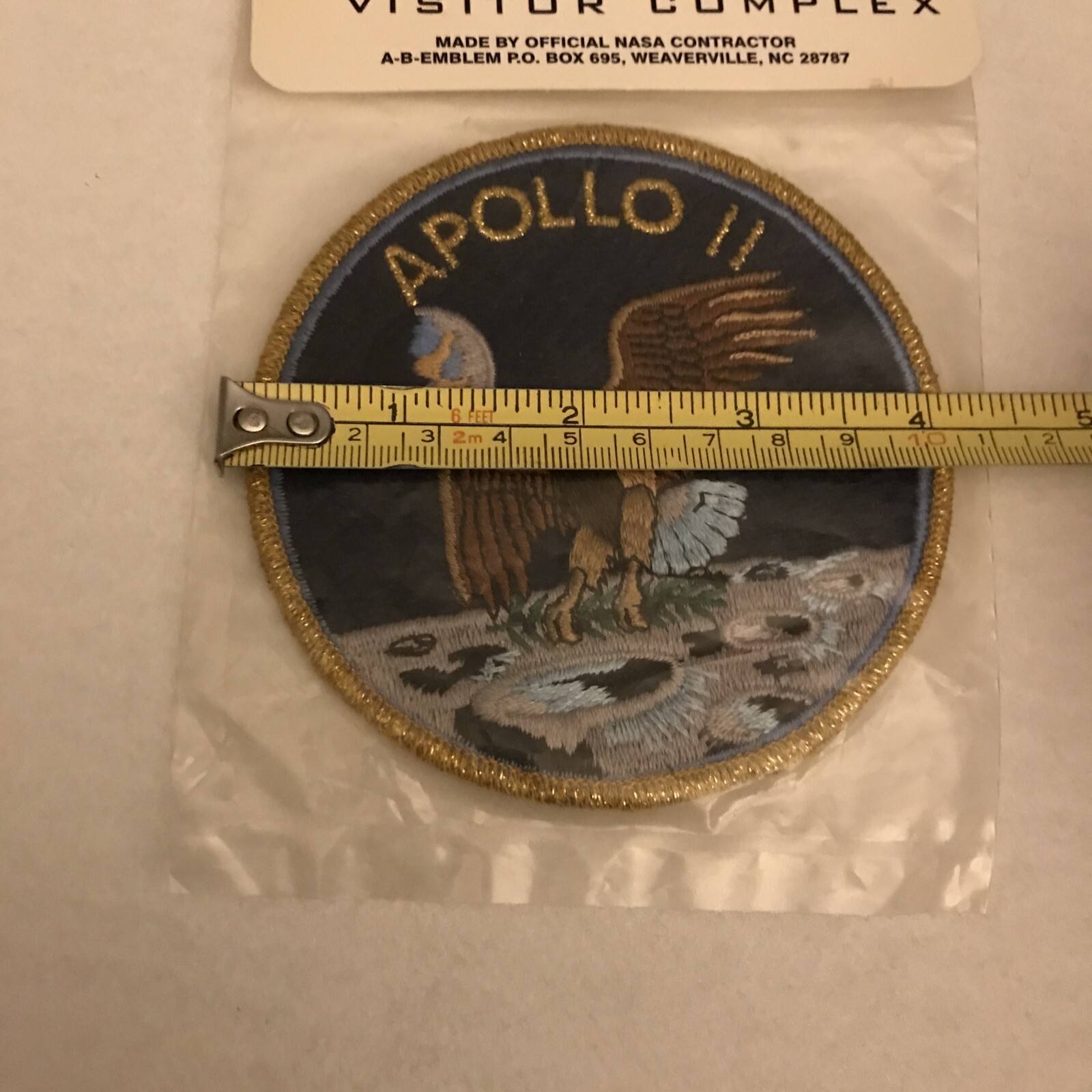 New Vintage NASA Souvenir Space Emblem Apollo II In Package 4 inch ...