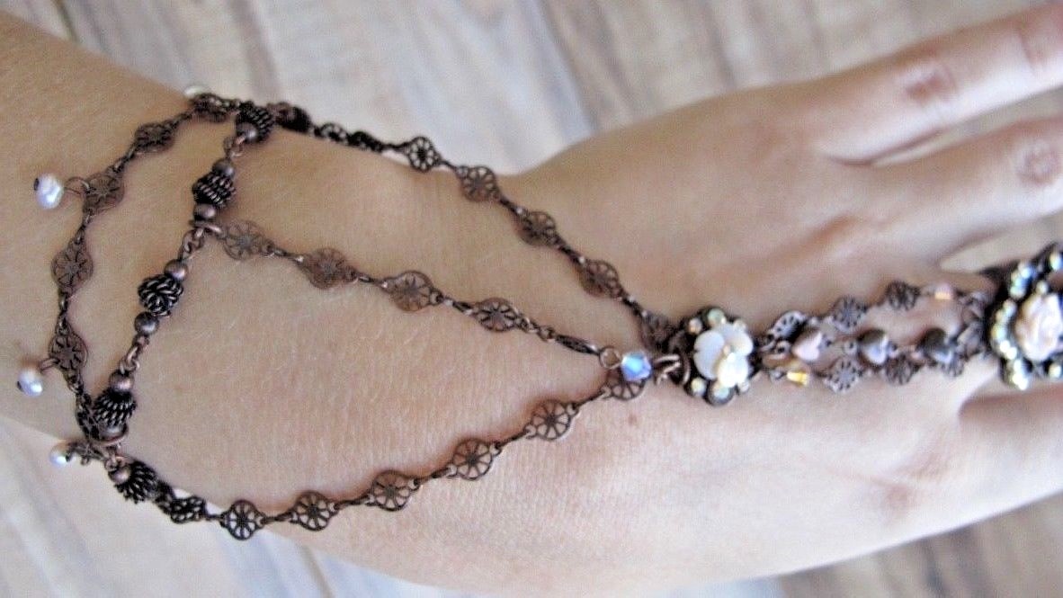 JACQUELINE SINGH Paris Women Chain Ring Bracelet Unique - WORN ONCE | eBay