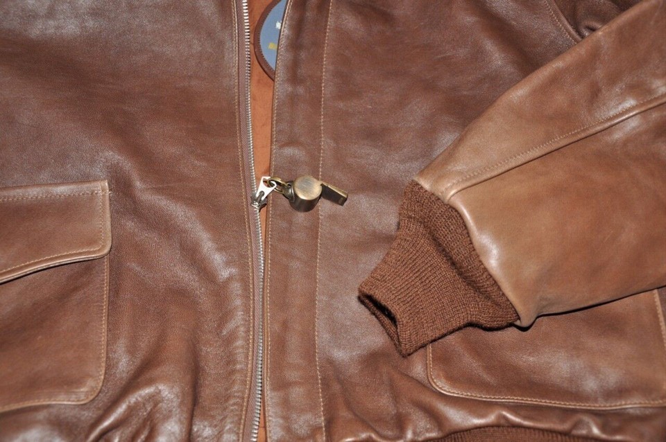 Ralph Lauren RRL Limited Edition Buzz Rickson A2 Bomber Flight Leather ...