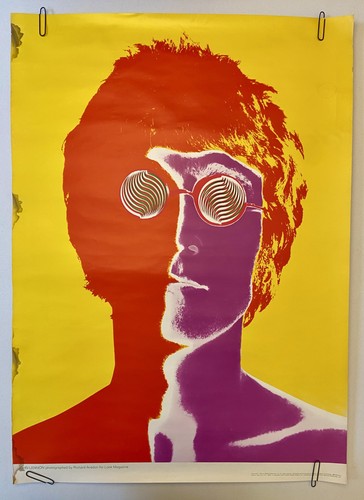 JOHN LENNON LOOK Magazine 1967 Richard Avedon NEMS Poster, 22½"x31" | eBay