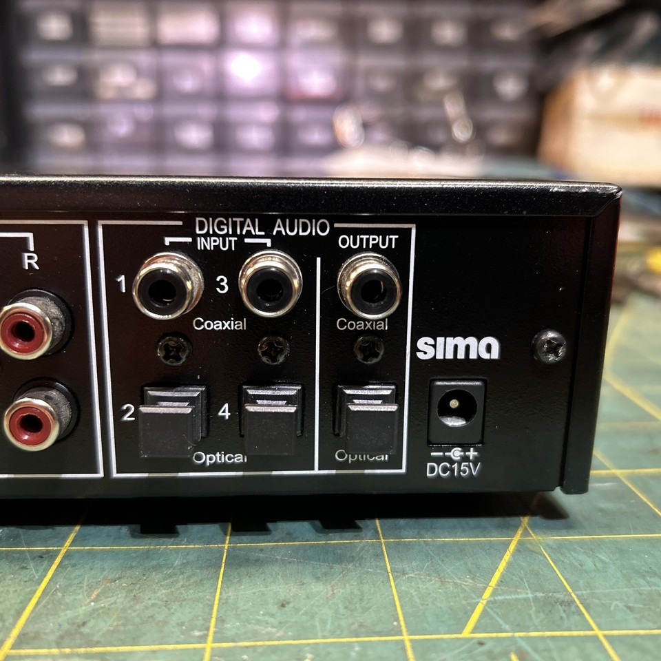 Sima SVS-4D A/V Component Selector With Digital Audio | eBay