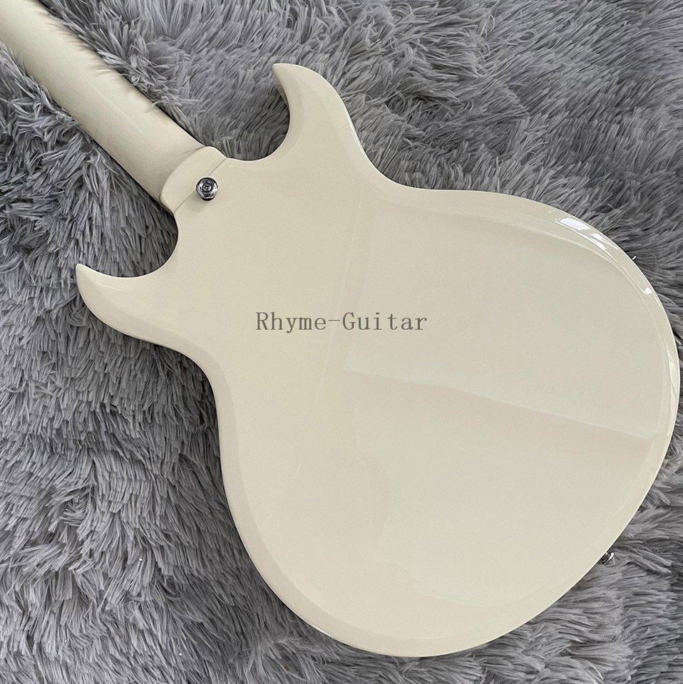 Factory Olympic White Lp Melody Jr Electric Guitar Mahogany Body Chrome ...