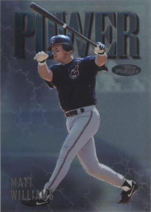 1997 Topps Finest - Uncommon - Silver Matt Williams #308 Embossed for ...
