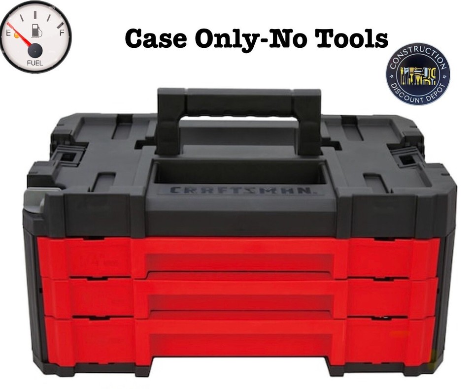 CRAFTSMAN 3 DRAWER TOOL CASE 230 PC VERSASTACK EMPTY **TOOLS NOT ...