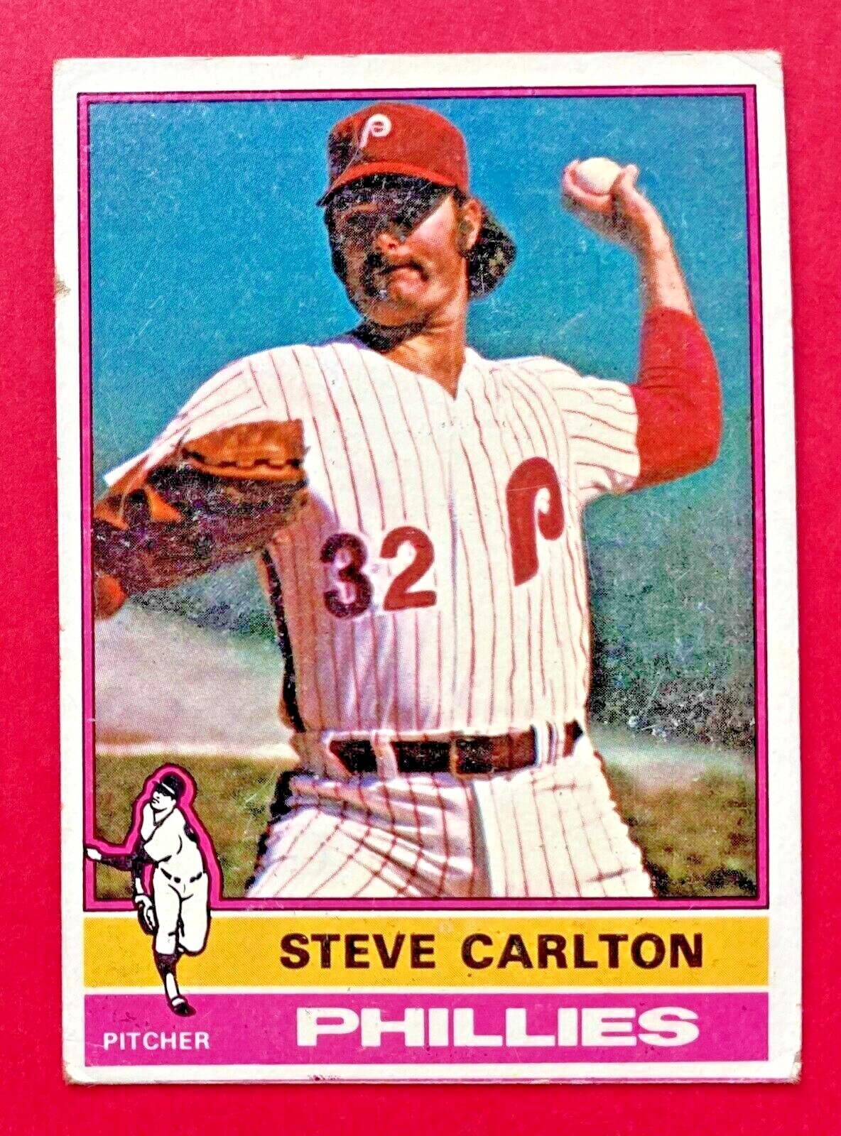 1976 Topps Steve Carlton #355 Baseball Card Philadelphia Phillies (4x ...