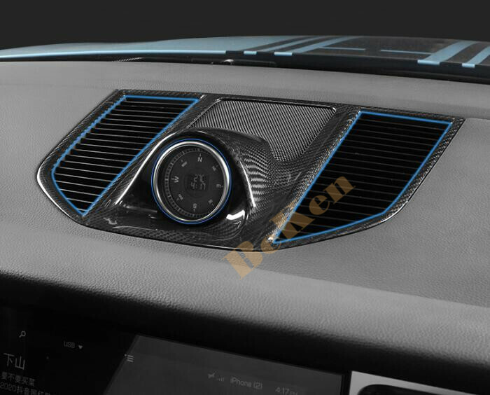 for 2015-2020 Porsche Macan carbon fiber Inner Instrument compass Trim ...