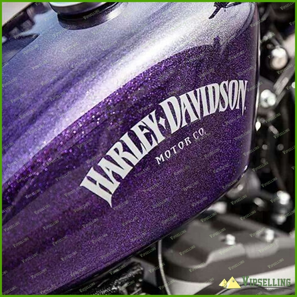 Harley Davidson Tank Decals Stickers Premium Quality Vinyl 8 x 2" Any ...
