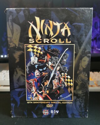 Ninja Scroll 10th Anniversary (DVD, 2003) Tested Anime Manga Video ...