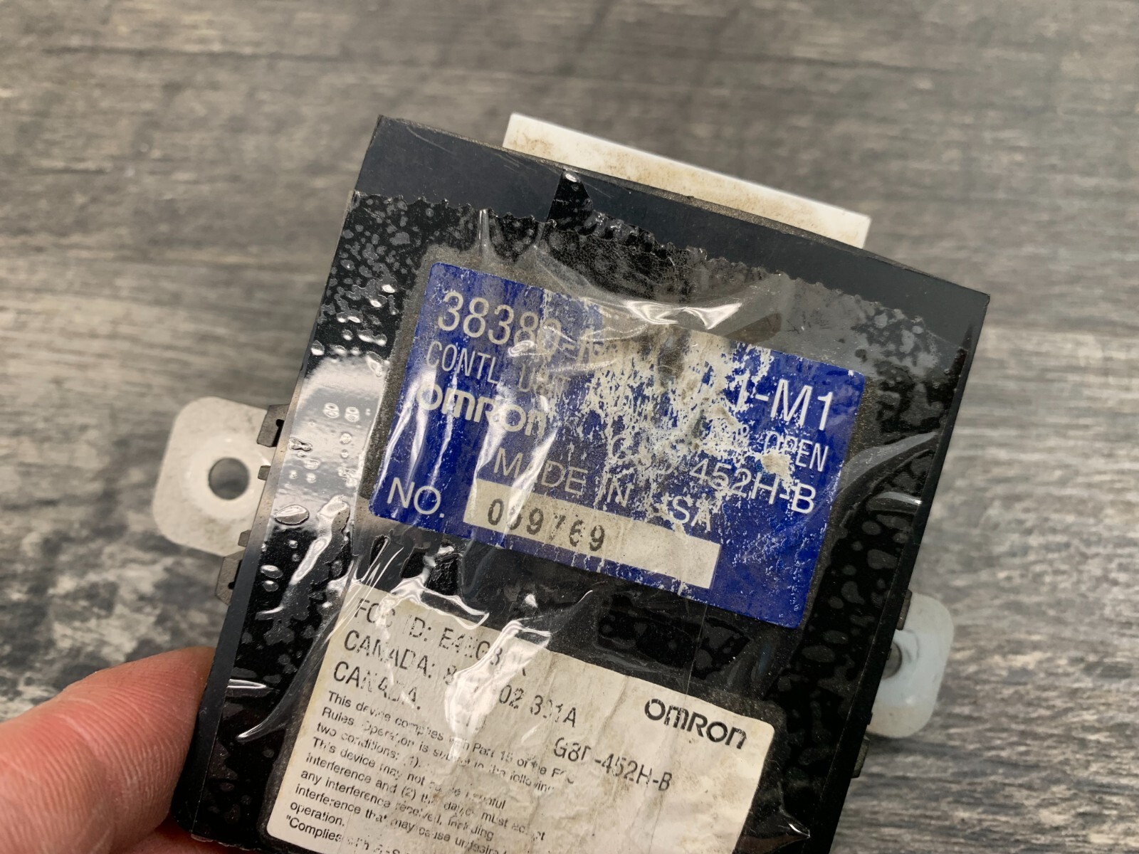 Honda 2001-2010 GL1800 1800 Goldwing OEM Trunk Lock & Open Control Unit ...