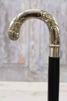 Classic Elegant Walking Stick - Aluminum and Wooden Walking Stick | eBay