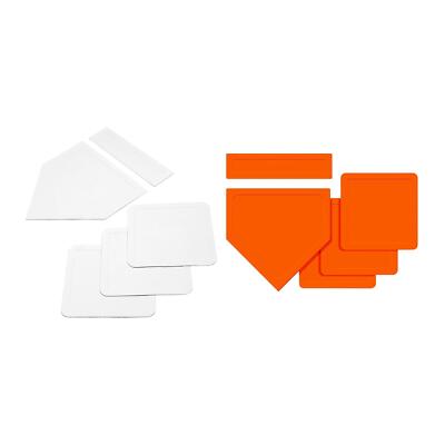Baseball Softball Base Set, 5 Piece Rubber Field Bases for Kids and ...