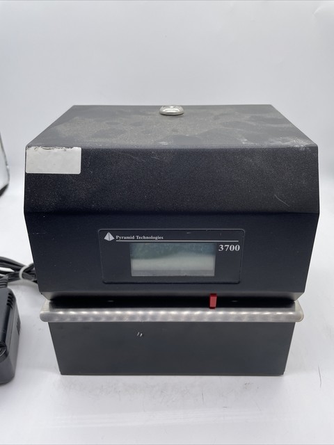 PYRAMID 3700 HD Time Clock and Document Stamp 3700HD *no Key* for sale ...