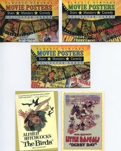 Classic Vintage Movie Posters 2 Promo Card Lot 5 Cards Breygent | eBay