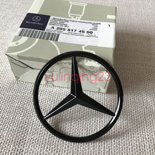 Mercedes GLE W166 Rear Boot Lid Badge Emblem Star - Gloss Black ...