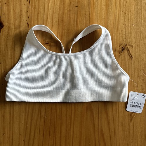 Free People Intimately Wireless Size M / L Sienna Strappy Bra White ...