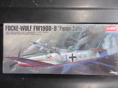 ACADEMY 1/72 FOCKE-WULF Fw190D-9 PAPAGEI STAFFEL #1611 factory sealed ...