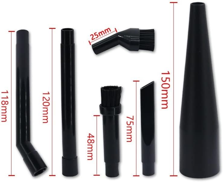 Micro Cleaning Kit Vacuum Attachments For Compact Wet Dry Shop 6pcs ...