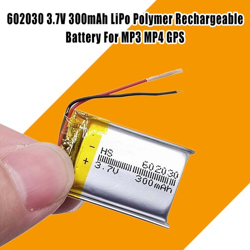 4pcs 3.7V 602030 Polymer LiPo Rechargeable Battery replacement 300mAh ...