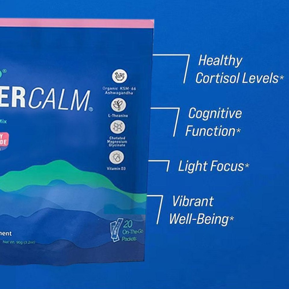 Supercalm Raspberry Electrolyte Powdered Drink for Relaxation & Focus ...