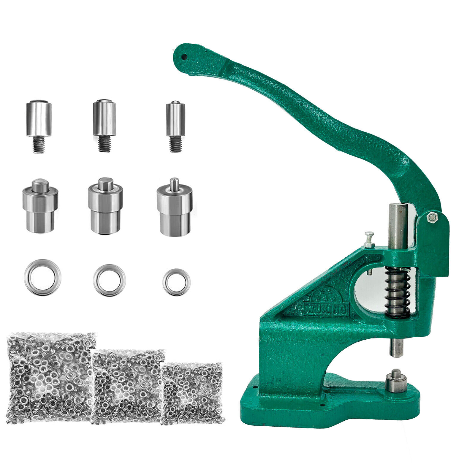 3 Dies Hand Press Machine for Fixing Press Studs Eyelets Rivet ...