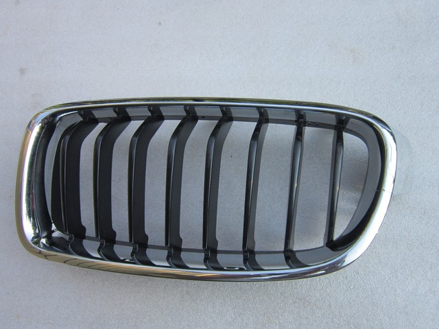 BMW 3 Serie SPORT 2012-2015 FRONT BUMPER LH KIDNEY CHROME GRILLE OEM ...