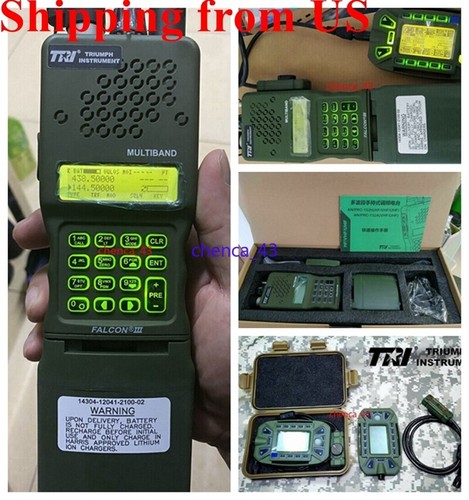 US STOCK!!! New Version TRI AN/PRC 152 Multiband 10W 12.6V Handheld ...