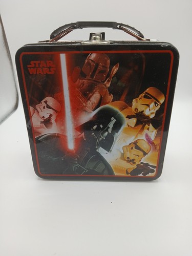 STAR WARS Darth Vader Tin Box Co Lunch Box Travel Collect School ...