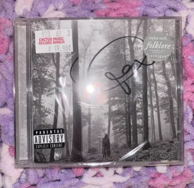 Taylor Swift SIGNED Folklore CD Autographed New/Sealed With Heart | eBay