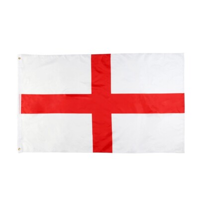 England Flag St George Cross Flags English Eyelets Double Stitched 5ft ...