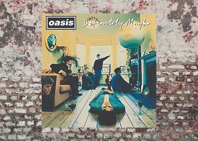 OASIS DEFINITELY MAYBE ALBUM COVER POSTER/PRINT ART A153 | eBay