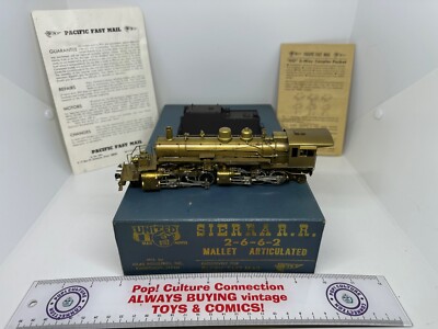United Model HO Scale Brass Sierra R.R. 2-6-6-2 Mallet Articulated ...