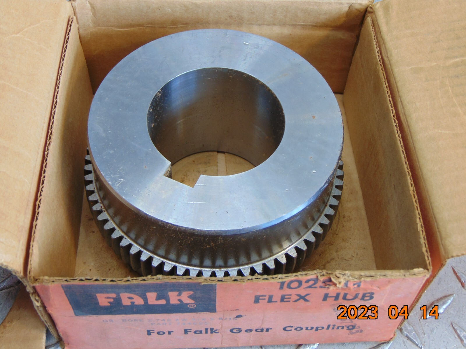 FALK 1025G FLEX HUB GB BORE 2.748 KW 5/8 x 5/16 744685 for GEAR COUPLING | eBay