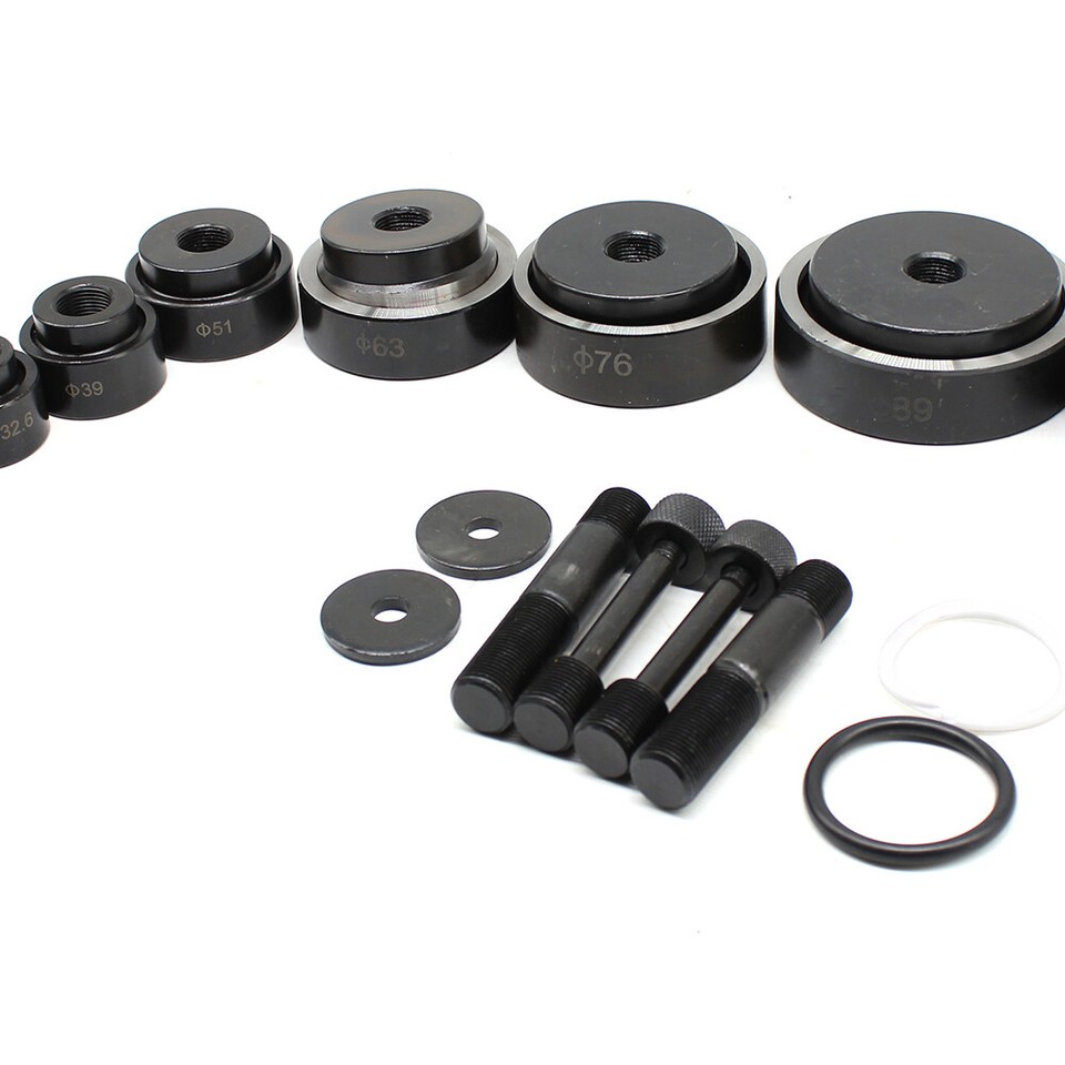 15Ton Hydraulic Knockout Hole Punch Driver Tool Set Kit 16-101mm 10 ...