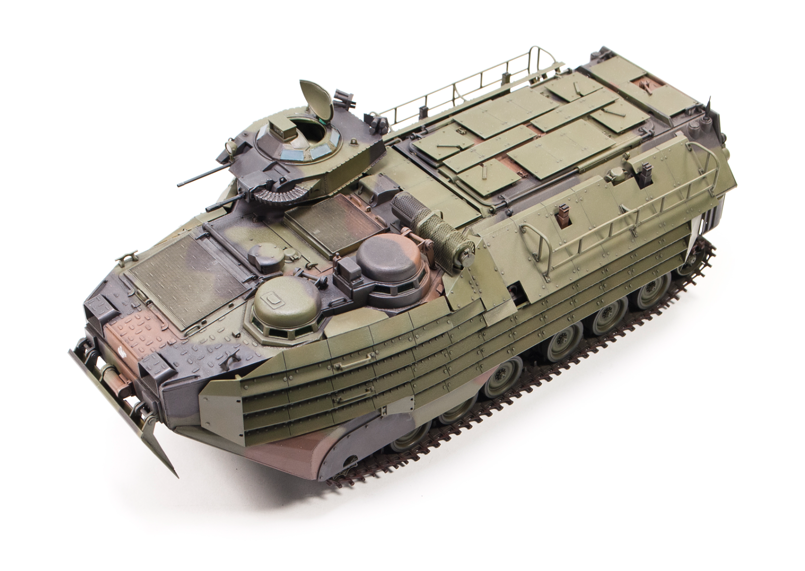 AFV CLUB 1/35 AAVP7A1 RAM/RS Amphibious Assault Vehicle w/EAAK & Interi ...