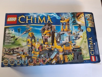 LEGO Chima 70010 The Lion CHI Temple – Complete w/ Box Manual & All 7 ...
