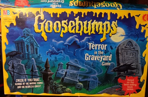 Vintage Goosebumps Terror in the Graveyard Board Game Parker Brothers ...