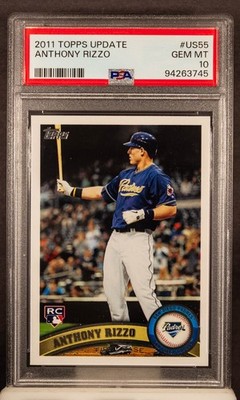 94263745 Anthony Rizzo 2011 Topps Update US55 Rookie RC PSA 10 | eBay