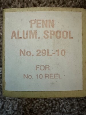 PENN CONVENTIONAL REEL PART - 29L-10 Aluminum Spool Assembly - Fits Mag ...