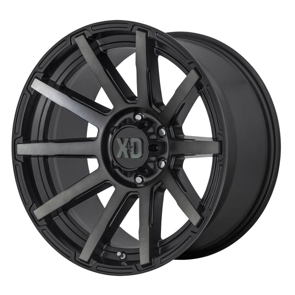 XD SERIES XD847 Outbreak 22X10 6x139.7 ET-18 Satin Black / Gray Tint ...