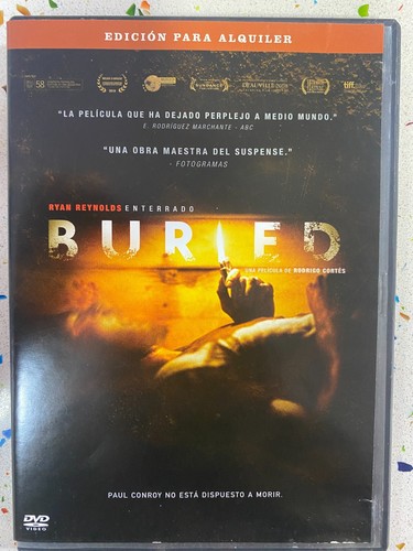 Buried DVD Enterré Ryan Reynolds - Espagnol Anglais | eBay