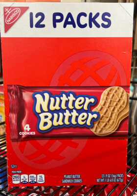 Nutter Butter 12 Packs (4 cookies each) | eBay