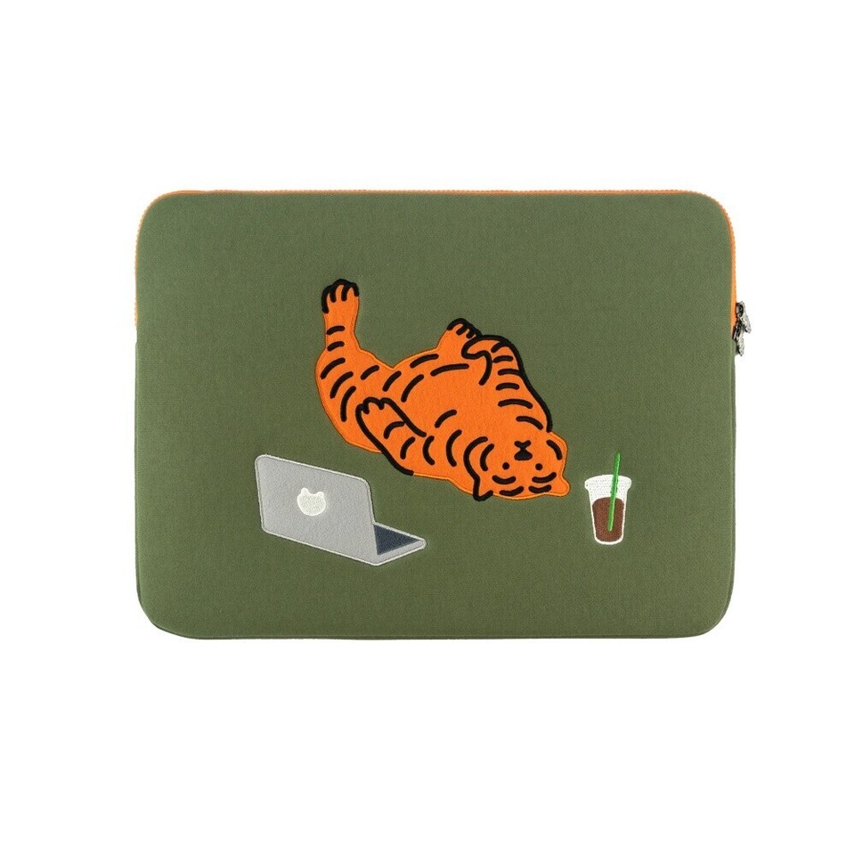 MUZIK TIGER Lazy Tiger Laptop Tablet Pouch Sleeve Official Goods | eBay